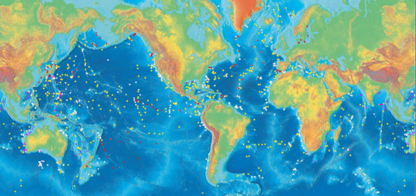 IODP-drillsites-map - ECORD: European Consortium for Ocean Research ...